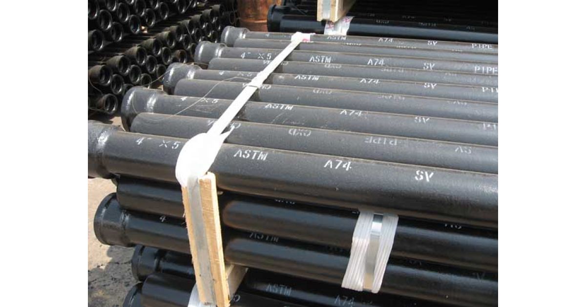 Single Hub Cast Iron Pipes | JNGTech Industries Inc.